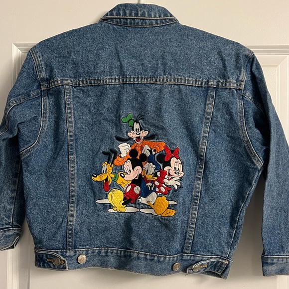 Disney | Jackets & Coats | Vintage Kids Micky And Friends Disney Denim ...